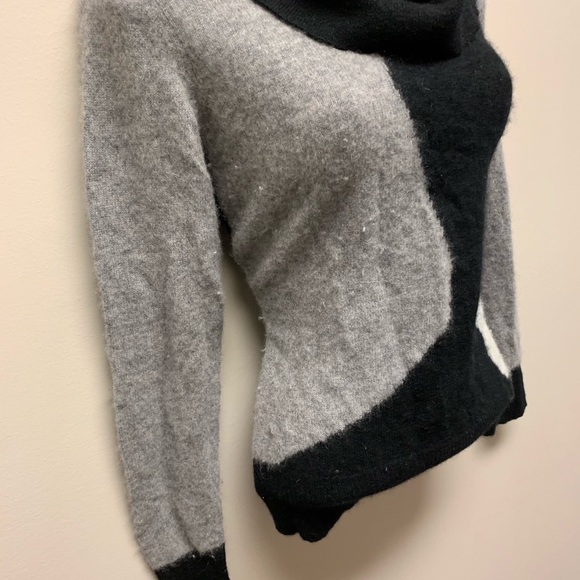 Peck & Peck | Sweaters | Peck Peck 2ply Cashmere Black Gray Sweater M ...